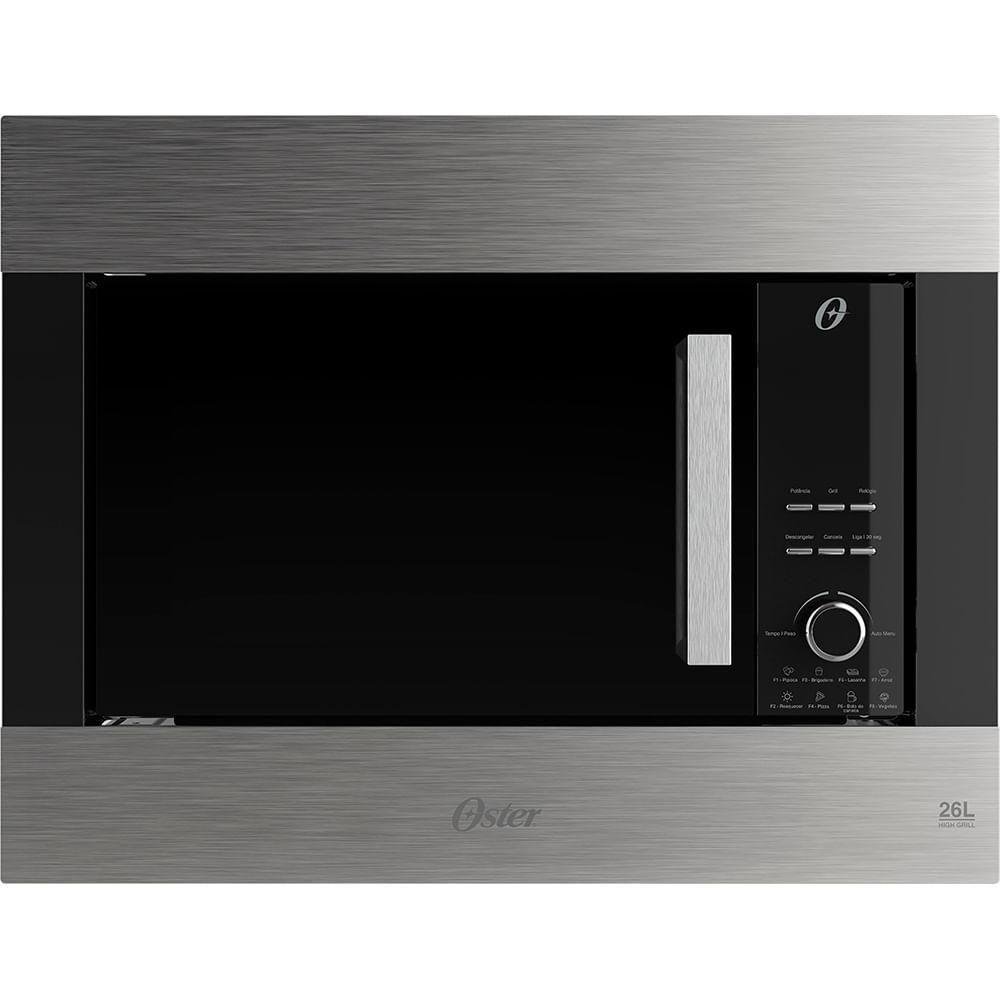 Micro-ondas De Embutir Oster Black Inox 26L 127V | MadeiraMadeira