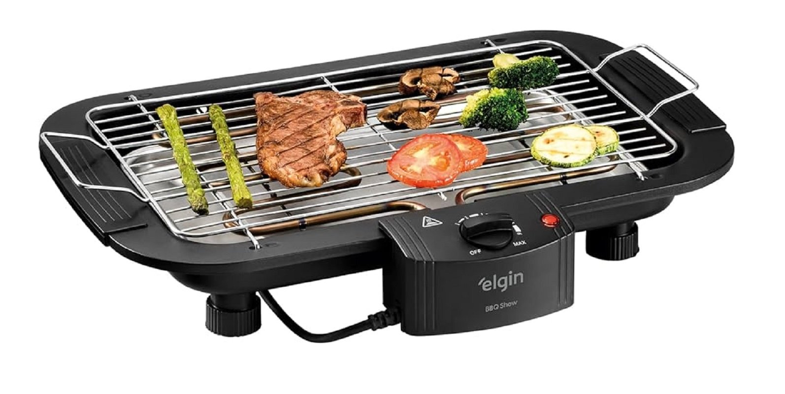 Churrasqueira Eletrica Bbq Show 1800w 127v Elgin | MadeiraMadeira