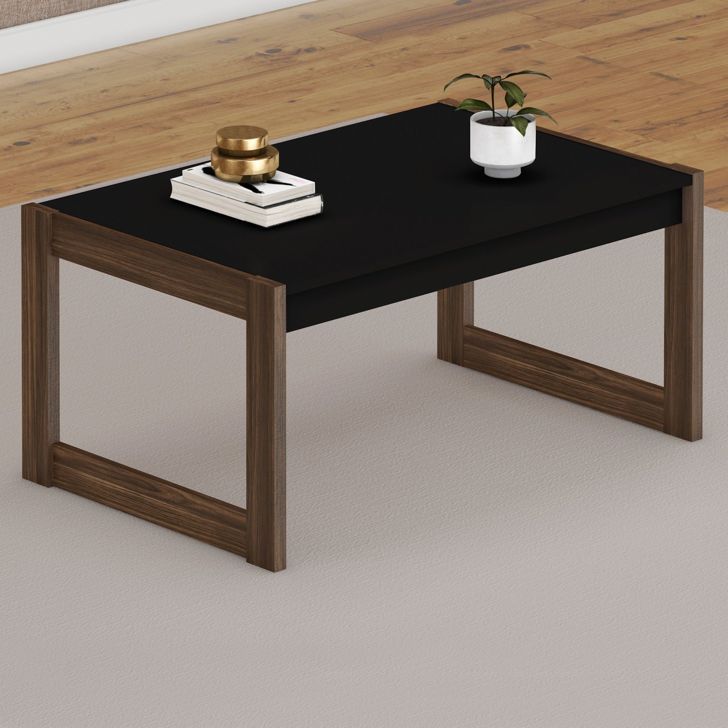 Mesa de Centro Retangular Az1014 | MadeiraMadeira