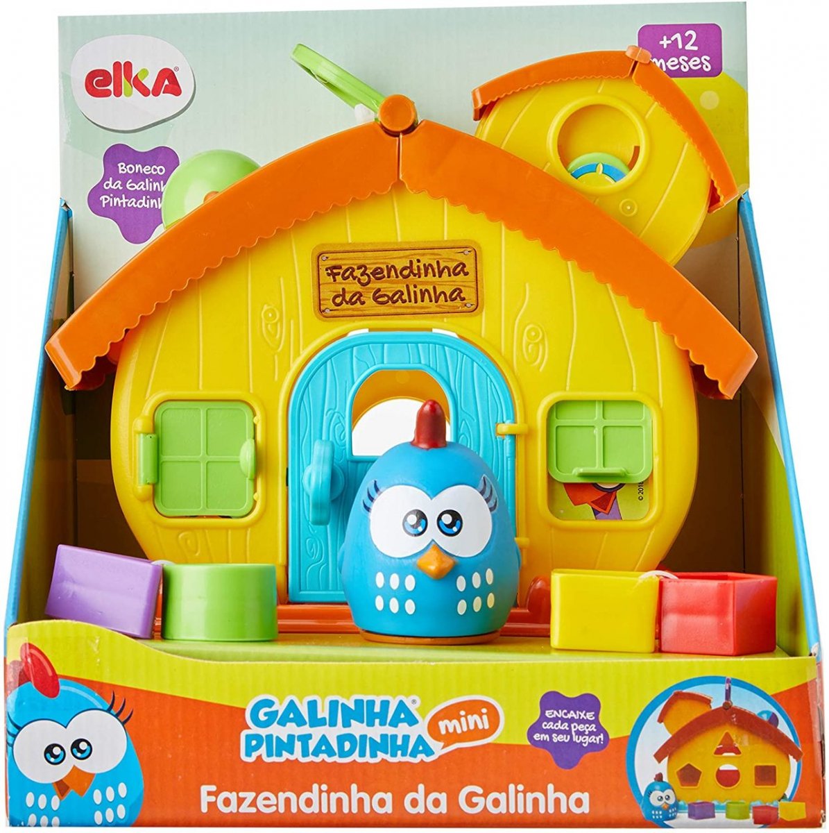 Brinquedo Fazendinha Da Galinha Pintadinha Mini Elka - 1088 ...