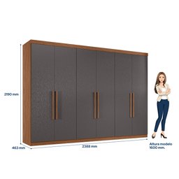 Guarda-roupa Imaginare New 06 Portas | MadeiraMadeira