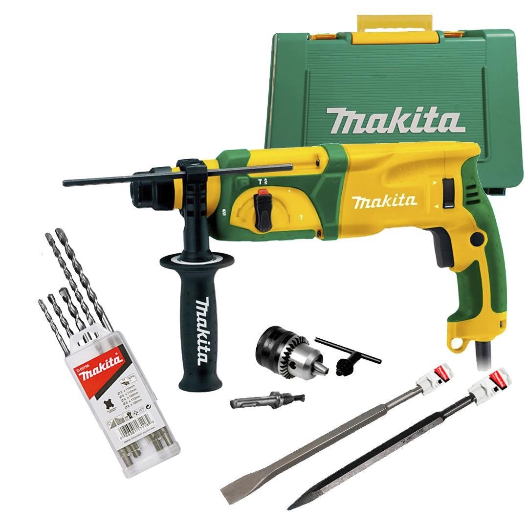 Martelete Comb Sds Plus Hr2470br Makita 800w + Acess 220v | MadeiraMadeira