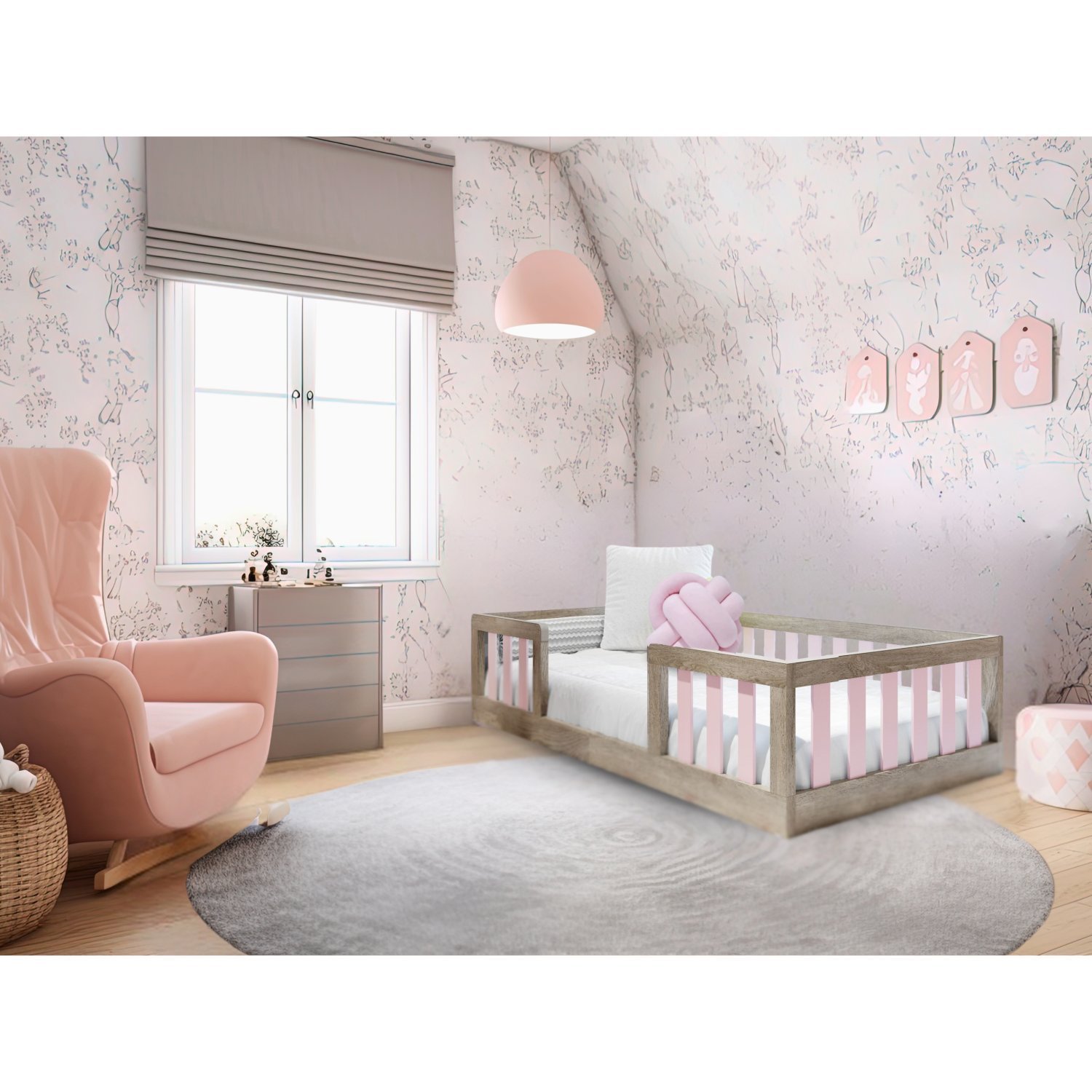Mini Cama Infantil Montessoriana Marina | MadeiraMadeira