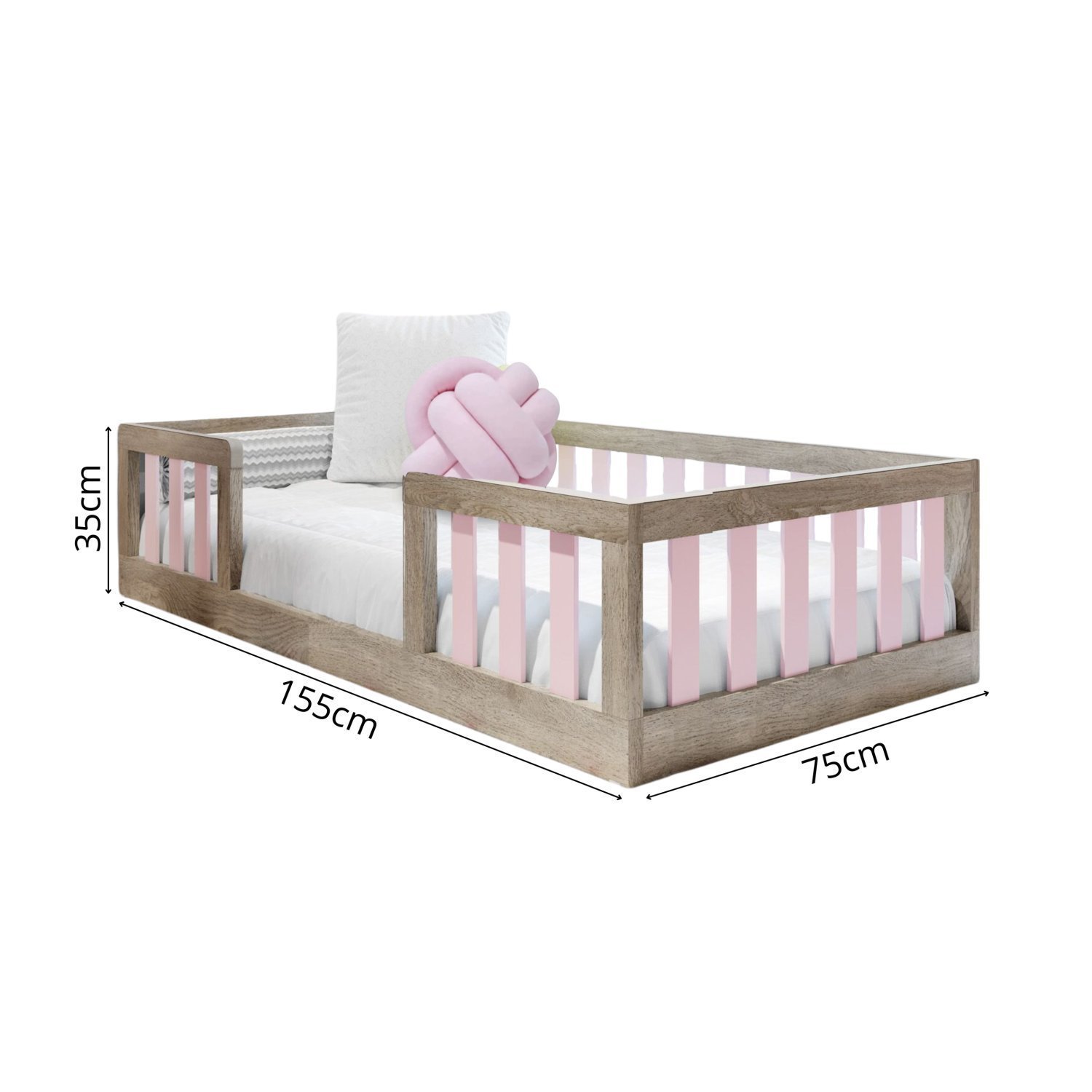 Mini Cama Infantil Montessoriana Marina | MadeiraMadeira