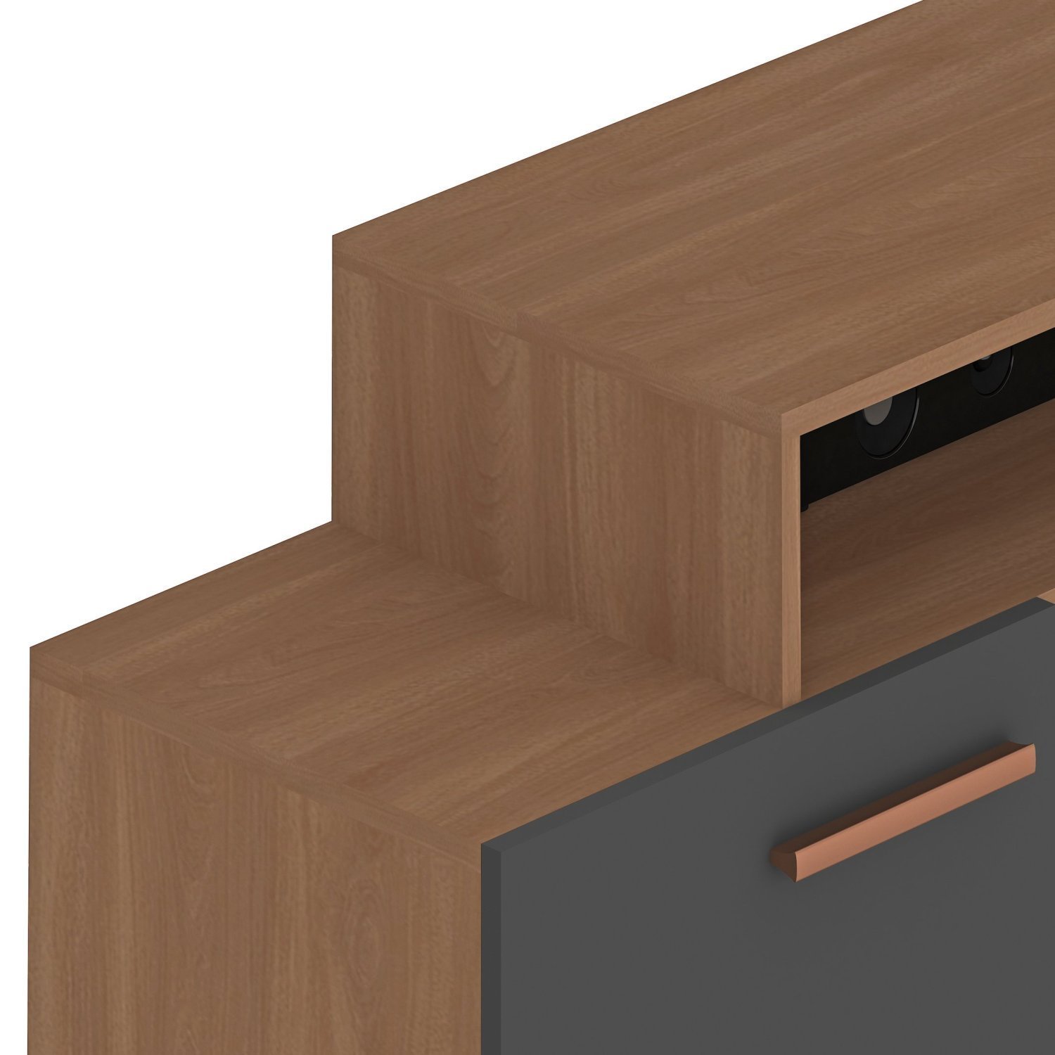 Rack para Tv 60 Polegadas 2 Portas 160cm Otto | MadeiraMadeira