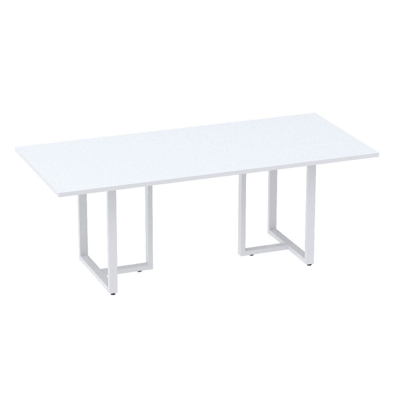 Mesa Escritório Reunião Retangular Pé Tubular 25mm - 735ax2000lx900p ...