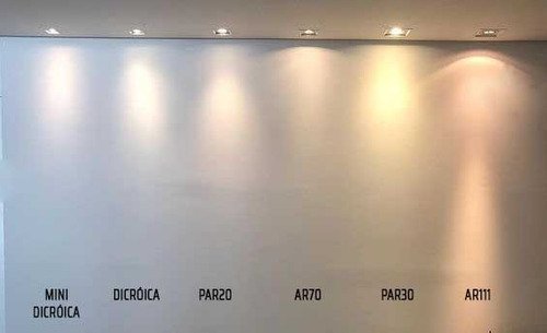 KIT 2 Spots Embutir AR111 Redondo Branco Face Plana - SaveEnergy | MadeiraMadeira