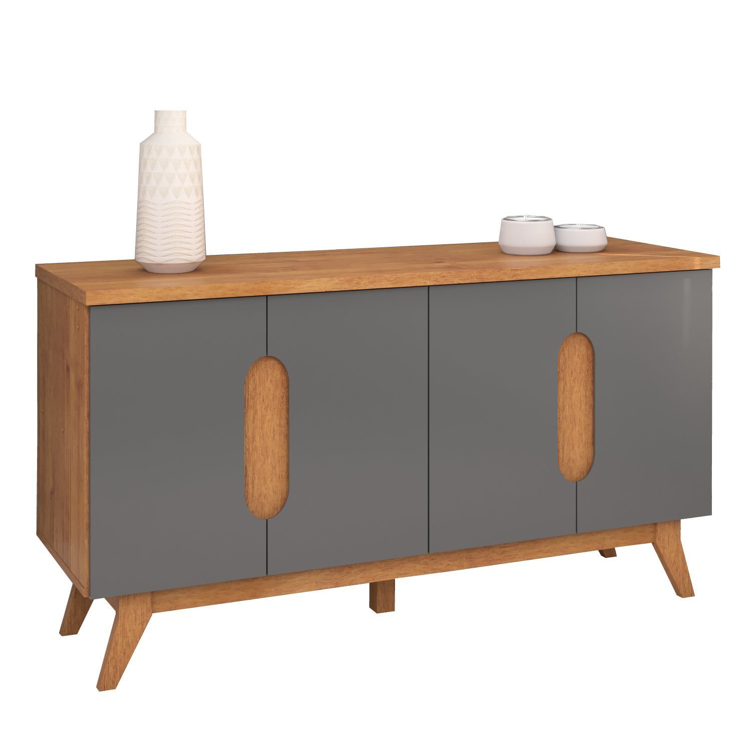 Buffet 4 Portas em Mdf/mdp Arthur | MadeiraMadeira