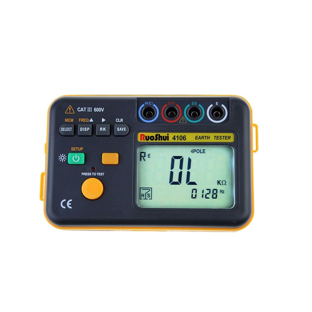 Terrômetro Digital 0,02-2000 Ohm Victor-ruoshui 4106 Victor - Ruoshui | MadeiraMadeira