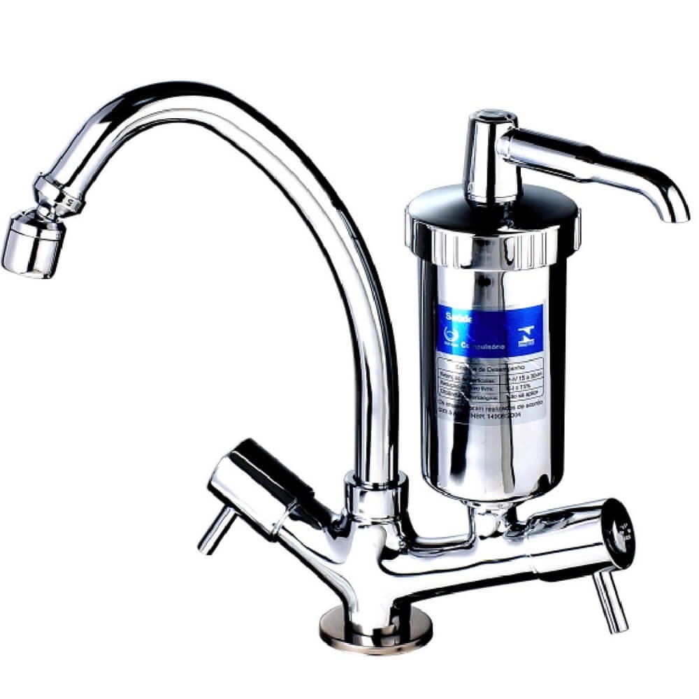 Torneira de Mesa com Filtro ABS Bica Móvel 1/4 de Volta - 760990 - STOC ...