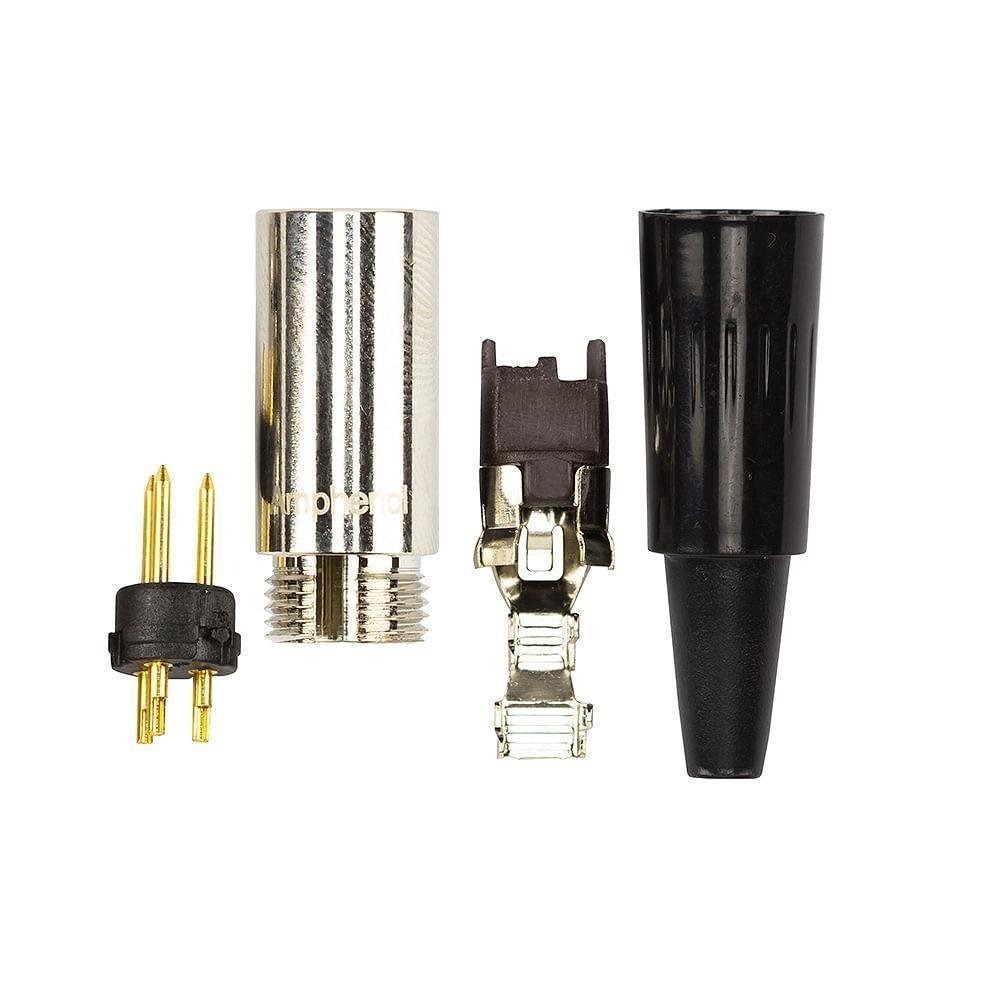 Conector Mini Plug Xlr Macho - Amphenol | MadeiraMadeira