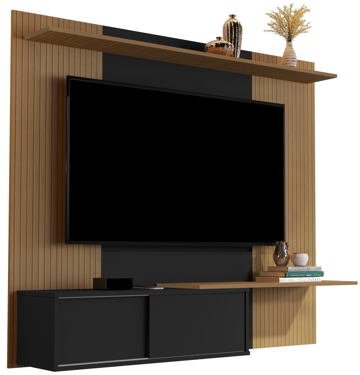 Painel para Tv Com 2 Portas de Correr até 65 Polegadas JB 5059 JB ...