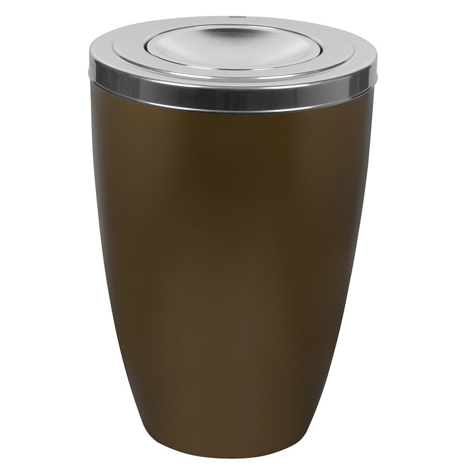 Lixeira Fibra de Vidro 50l com Tampa Basculante em Alumínio ...