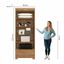 Módulo Closet 1 Gaveta Smart Versatile Espresso Móveis Bege/Cinamomo ...