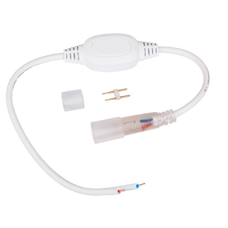 Conector Fonte para Mangueira Led Neon 16mm 360° 220v | MadeiraMadeira