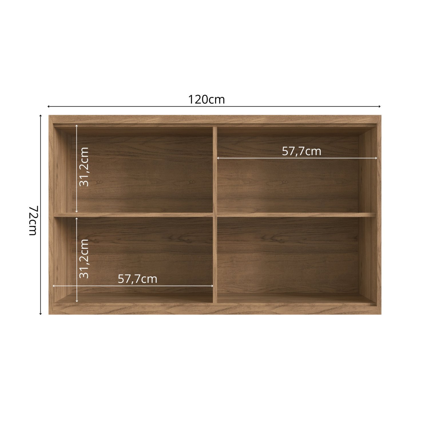 Cozinha Completa com Vidro Reflecta 4 Peças 7 Portas Viena | MadeiraMadeira