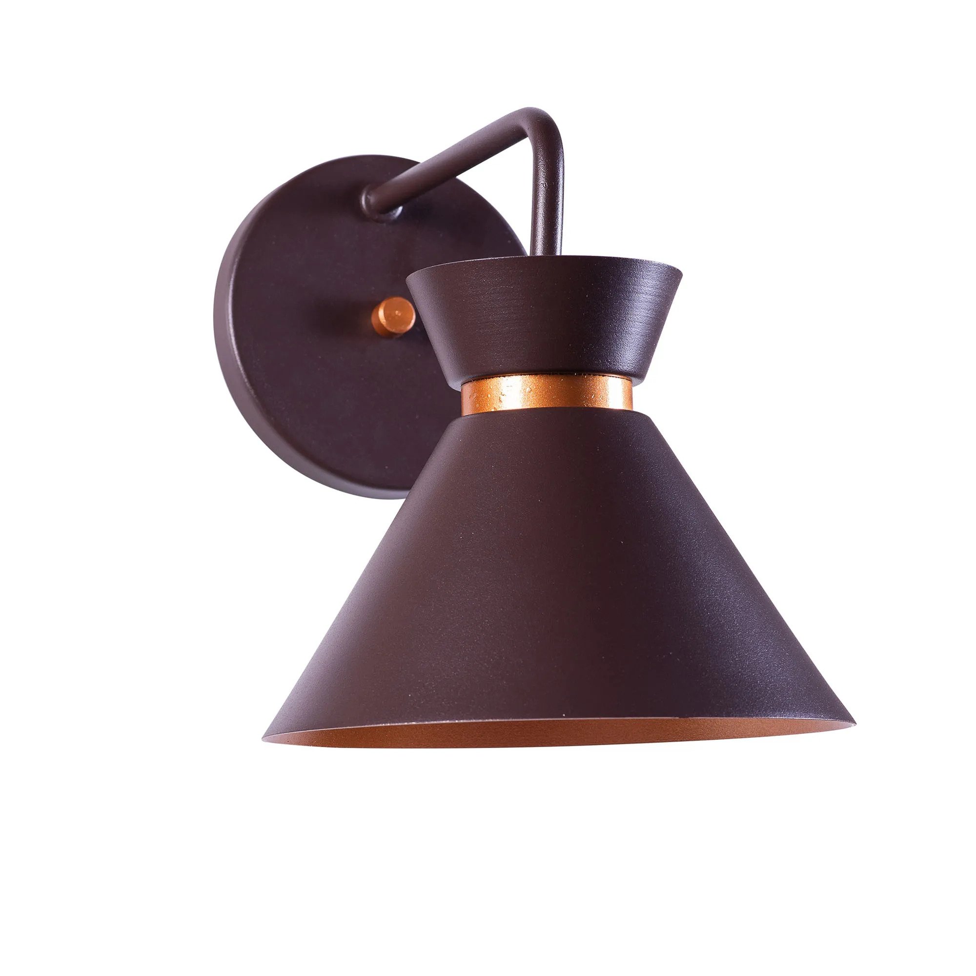 Arandela Berlim Retrô Externa e Interna Marrom | MadeiraMadeira