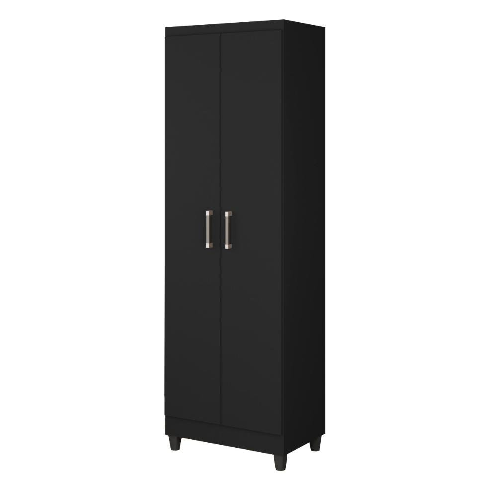 Multiuso Roma Cor:preto - Armário Multiuso Mizza Decor | MadeiraMadeira