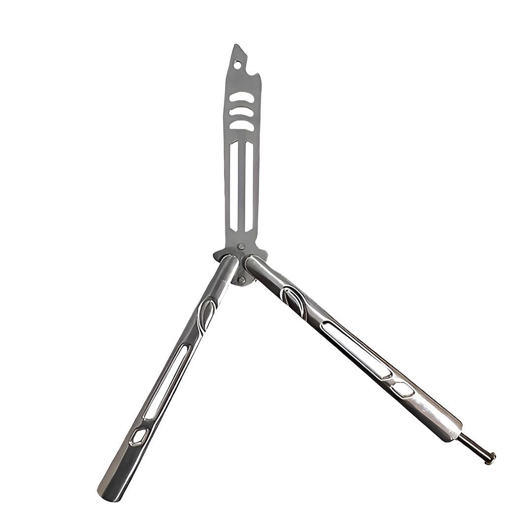 Canivete Shark Butterfly Bsl-1 sem Lâmina Prateado Aço Inox ...