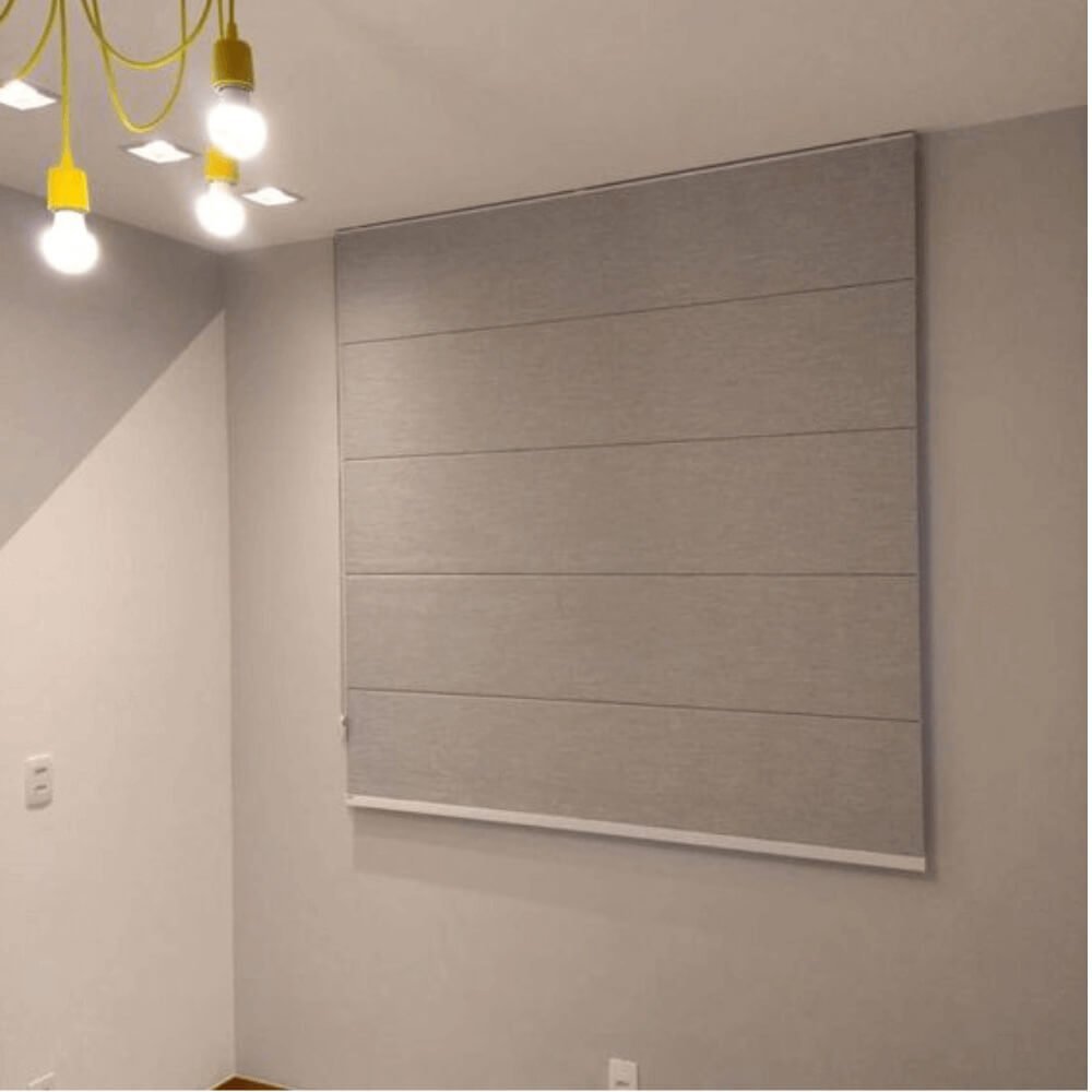 Persiana Romana Blackout Bege - 1,70m x 2,30m | MadeiraMadeira