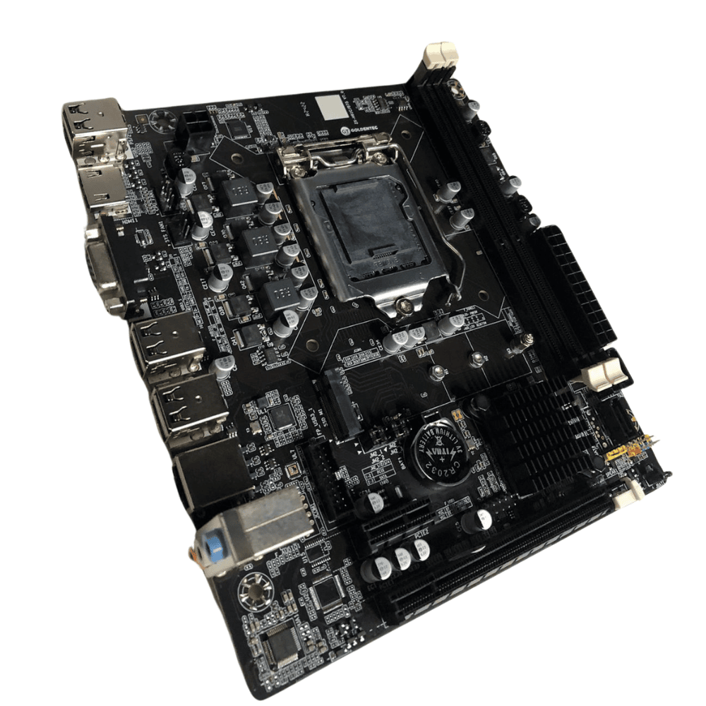 Placa Mae Lga 1155 H61 Ge M.2 Oem Goldentec | MadeiraMadeira