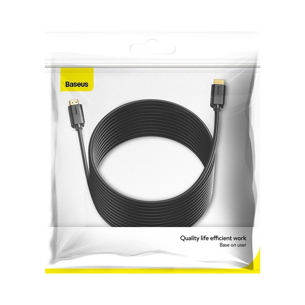 Cabo Hdmi Baseus 2.0 4k 60hz 3d Hdr Reforçado 5 Metros | MadeiraMadeira
