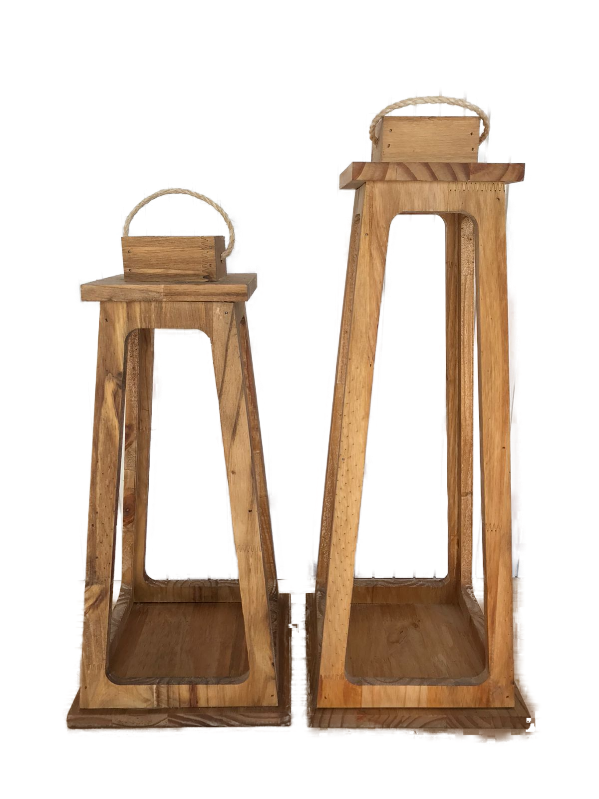 Kit Lanterna Decorativa Triangular | MadeiraMadeira