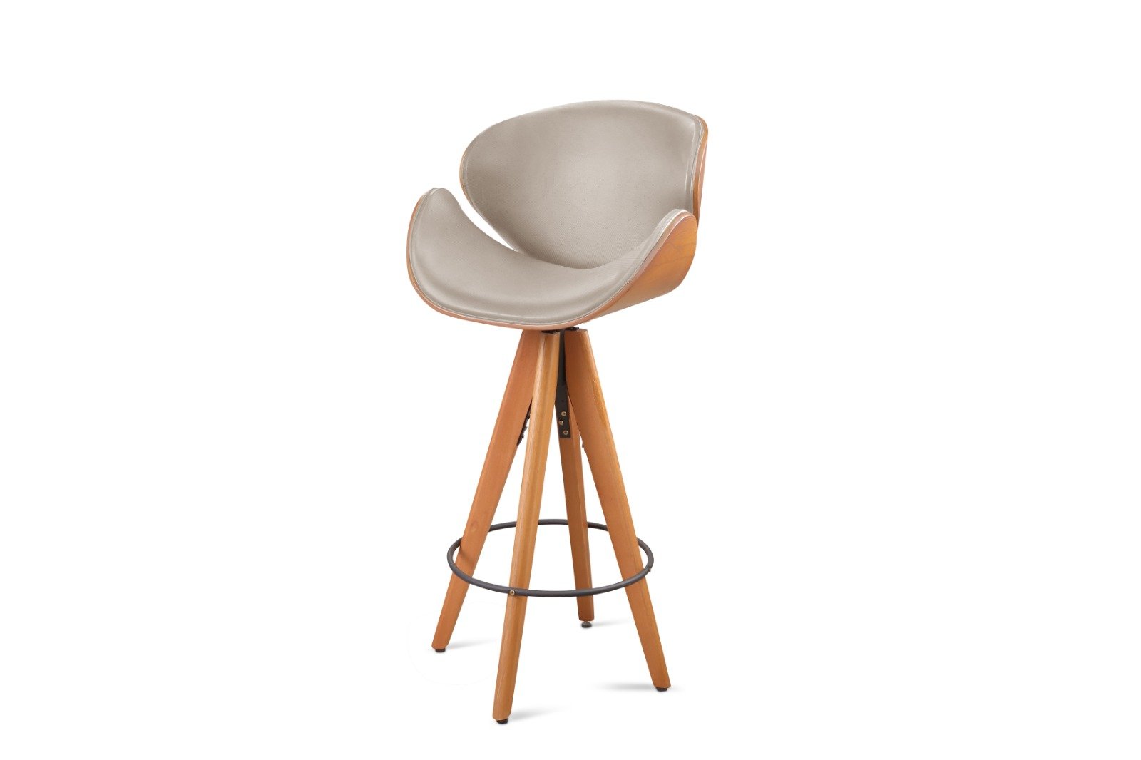Banqueta Swan:linho Bege 103 | MadeiraMadeira