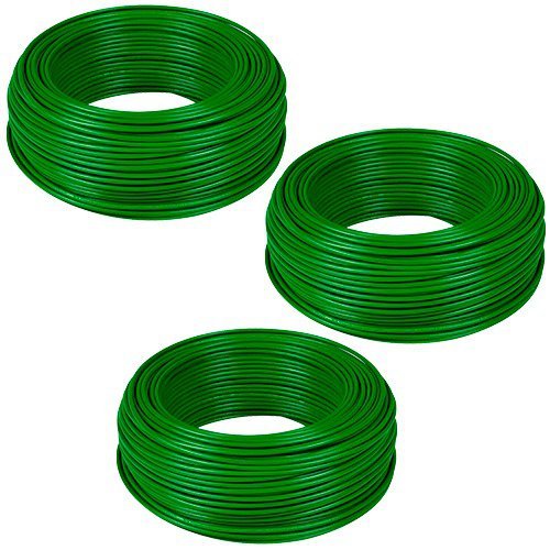 FIO FLEXIVEL 2,50MM VERDE 100 METROS KIT 3 ROLOS | MadeiraMadeira