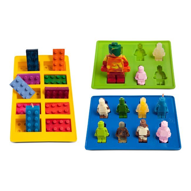 Forma Silicone Lego Gelo Chocolate 6 Unidades | MadeiraMadeira