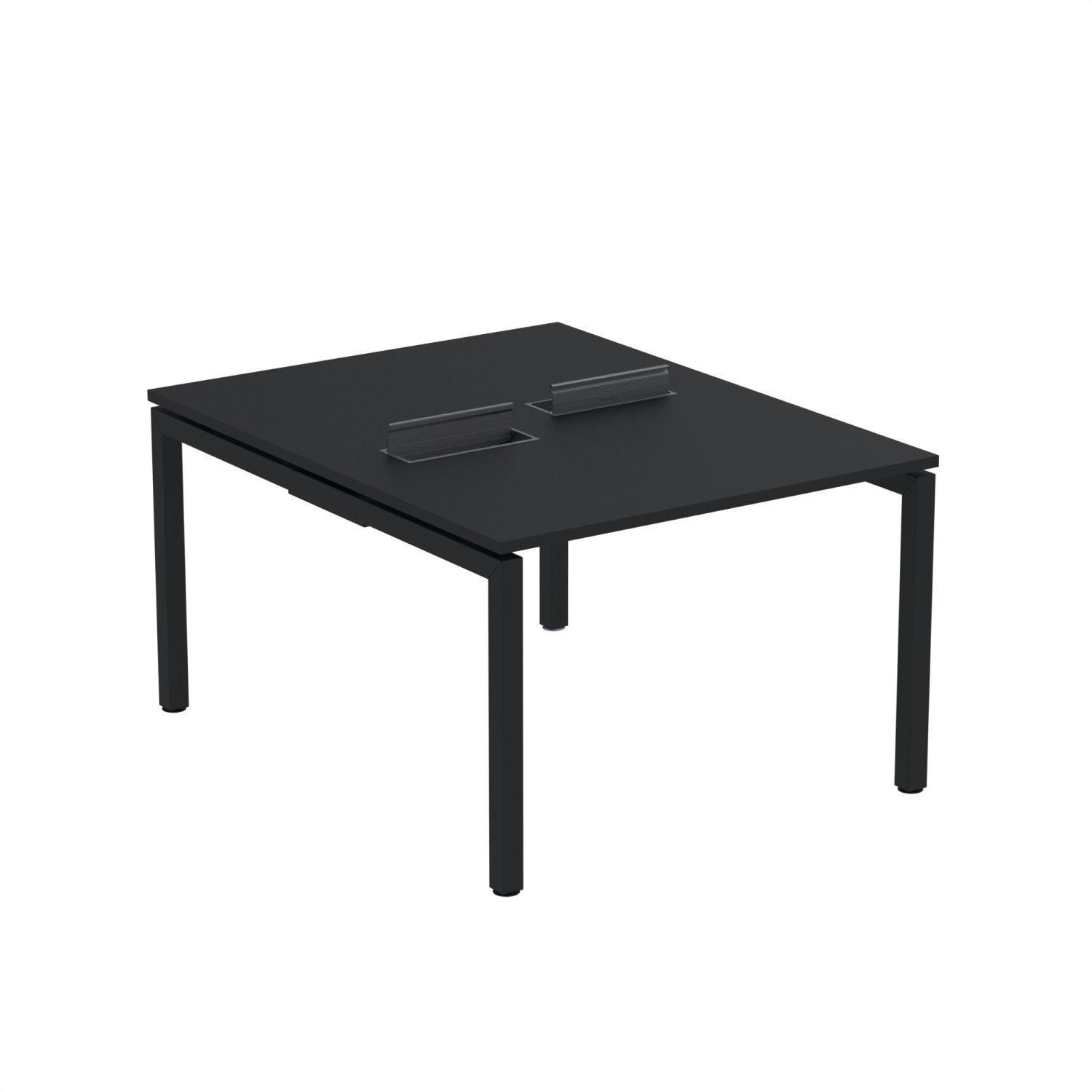 Mesa Plataforma Dupla com Pé de Aço para Coworking 120x140/2p Pdc12/14 ...