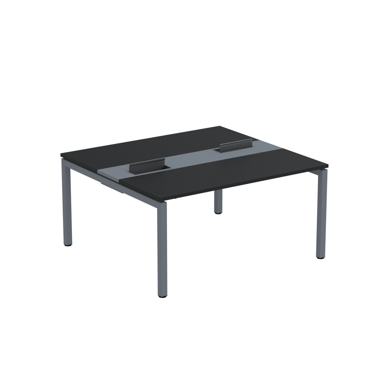 Mesa Plataforma Dupla com Pé de Aço para Coworking 150x140/2p Pdc15/14 ...