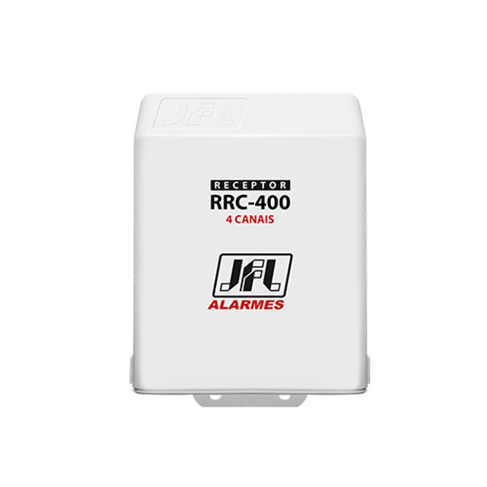 Receptor JFL RRC-400 v3 4 Canais 433,92MHz Programavel Branco | MadeiraMadeira