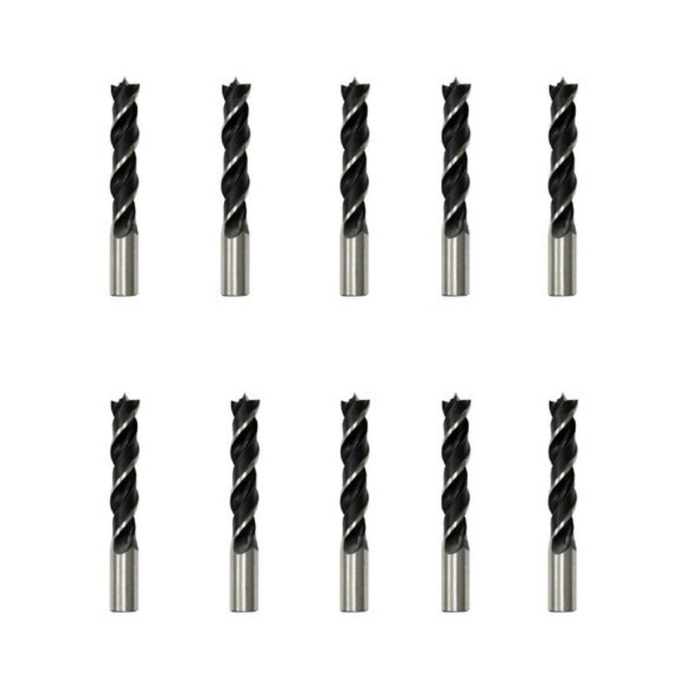 Kit 10 Unidades Broca 3 Pontas Para Madeira Starfer 3mm | MadeiraMadeira