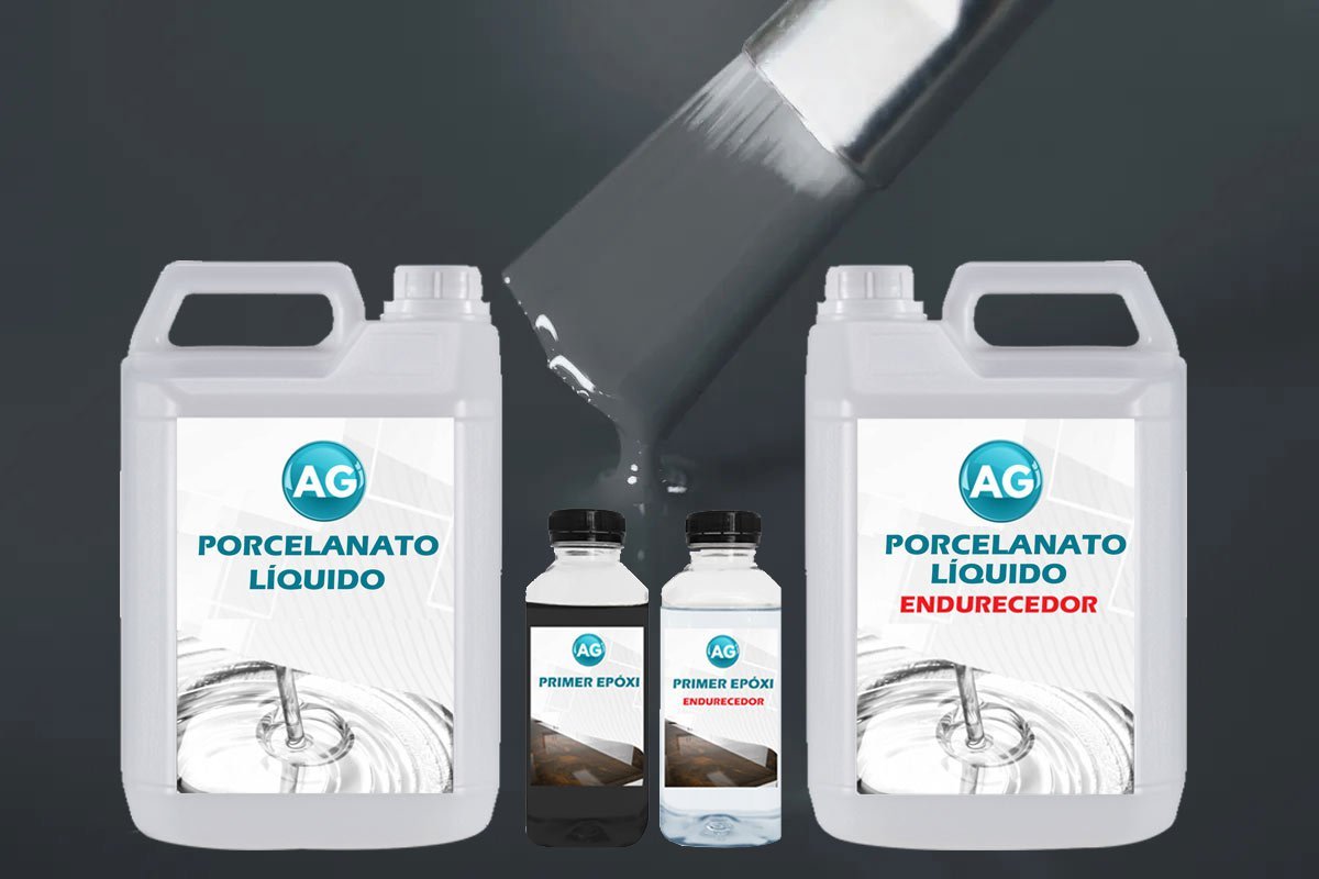 Kit Porcelanato Líquido Cinza Antracito AG - RAL7016 por M² Resinas ag ...