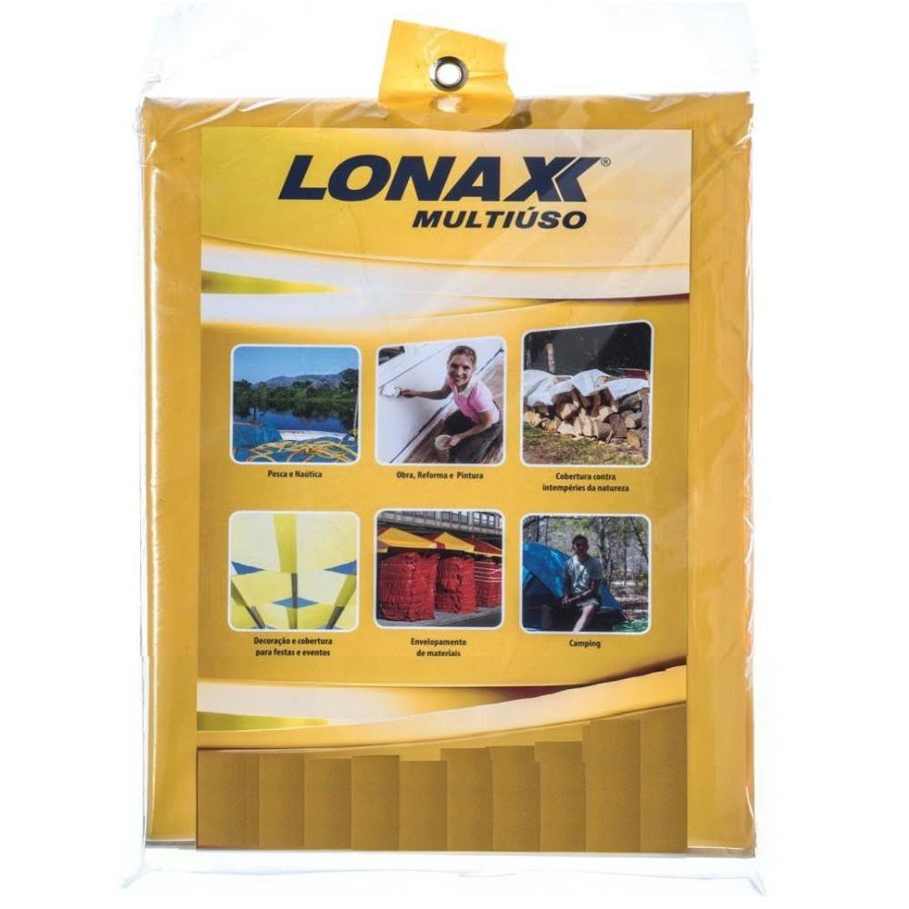 Lona Plastica Multiuso 4 X 10 M Amarela Lonax | MadeiraMadeira