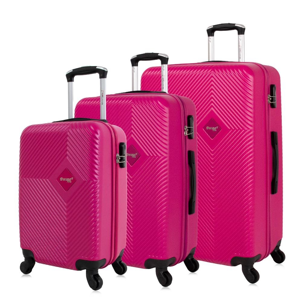 Kit Mala de Viagem Pink Pmg Zug Swiss Move | MadeiraMadeira