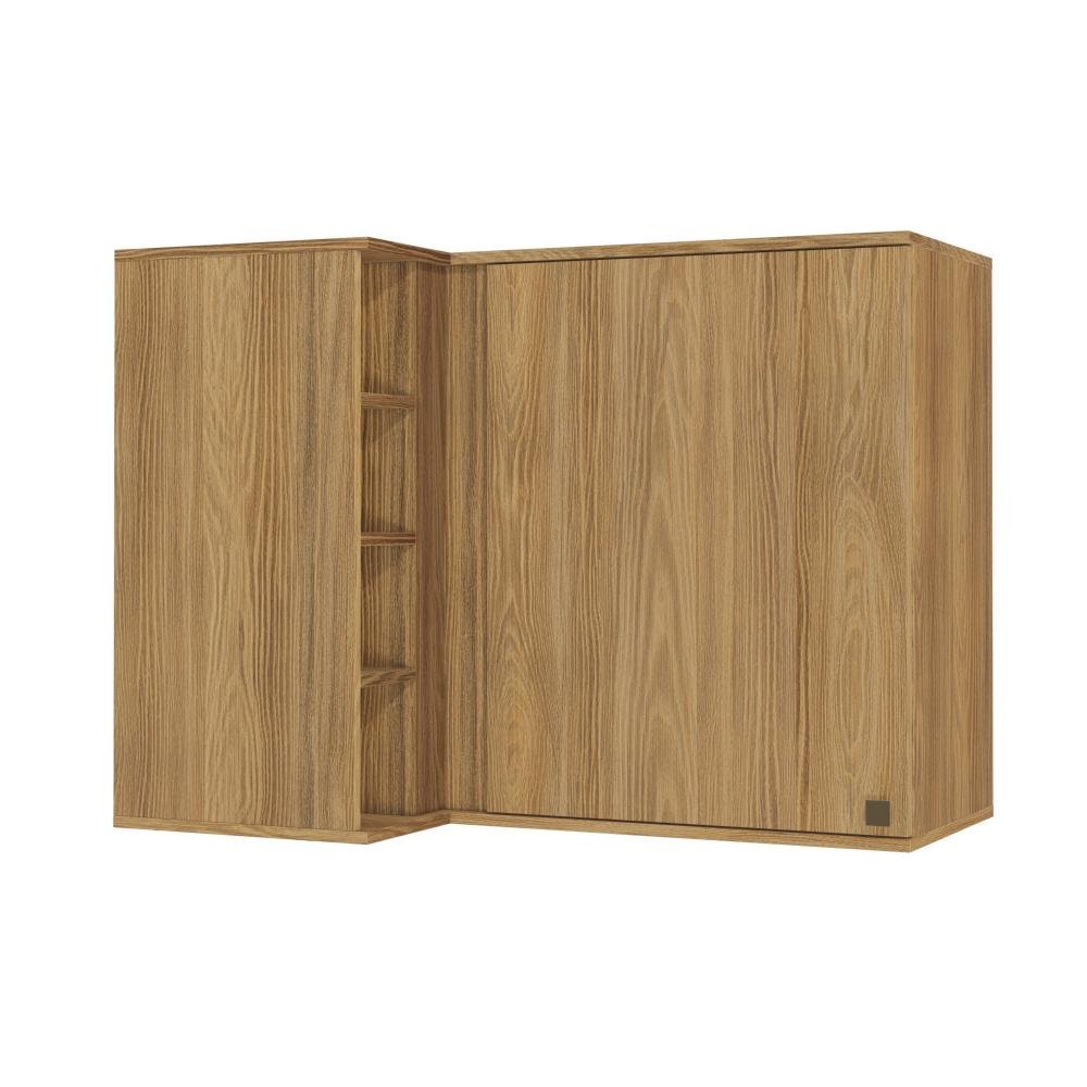 Armário Aéreo de Canto Reto Celeste Kappesberg 100% Mdf 1 Porta 4 ...