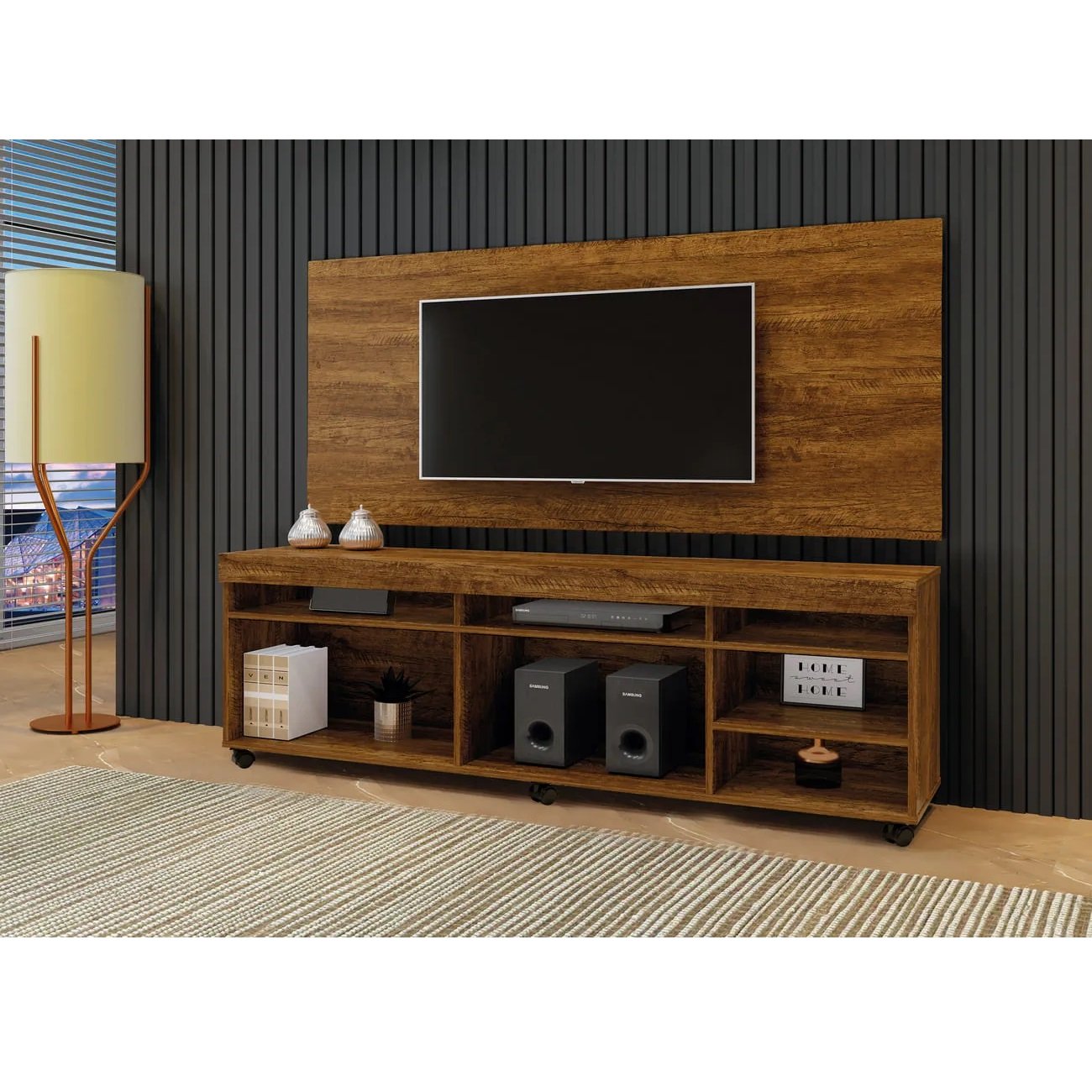 Rack e Painel para TV até 55'' San Germain Mavaular:Canion | MadeiraMadeira
