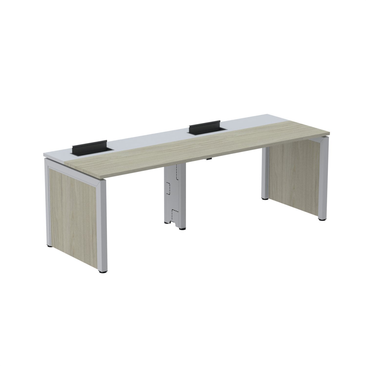 Escrivaninha Corporativa para 2 Pessoas 110x79,2cm Pscpp110 ...