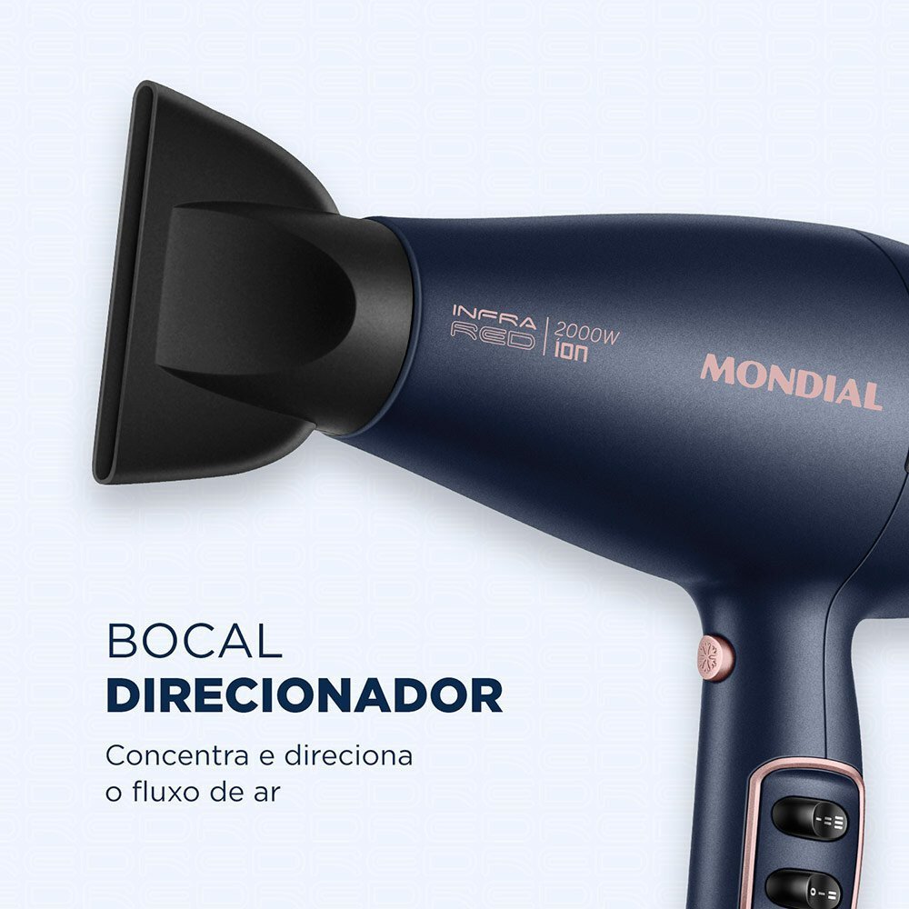 Secador de Cabelos Infrared Mondial Scp-01-ir | MadeiraMadeira