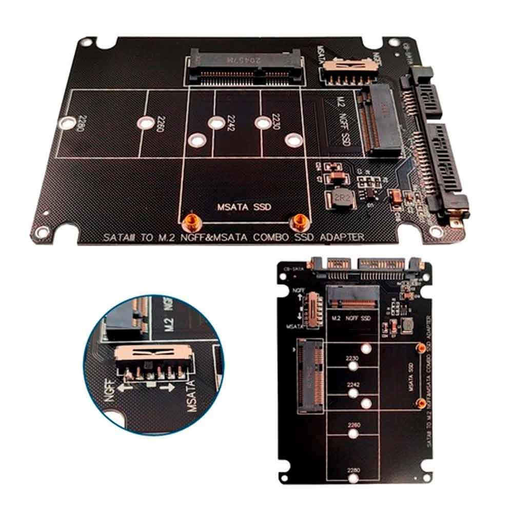 Case para Ssd M2 Sata 3 2.5 Polegadas Cs-m2-01 F3 | MadeiraMadeira
