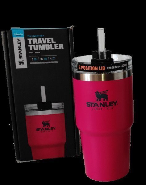 Copo Stanley Térmico Tumbler Canudo Original Vermelho 680ml com caixa ...