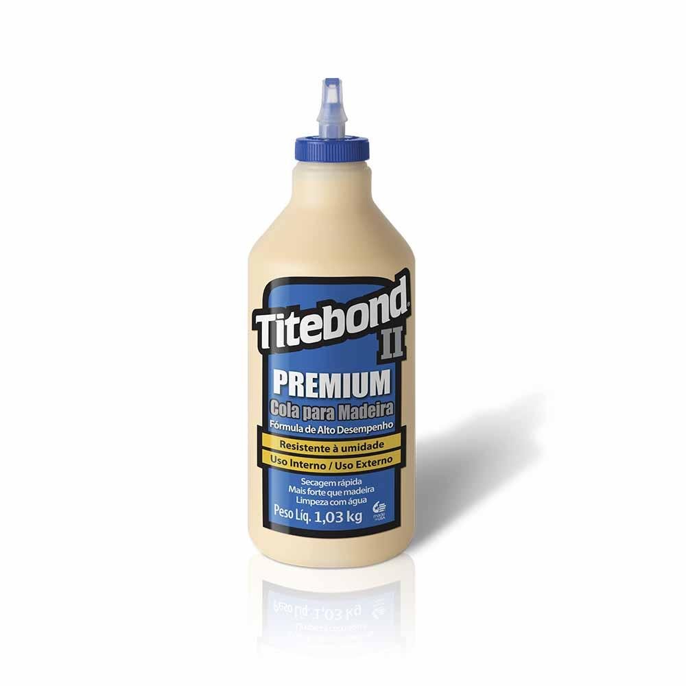 Cola para madeira 1,03Kg Premium II Titebond | MadeiraMadeira