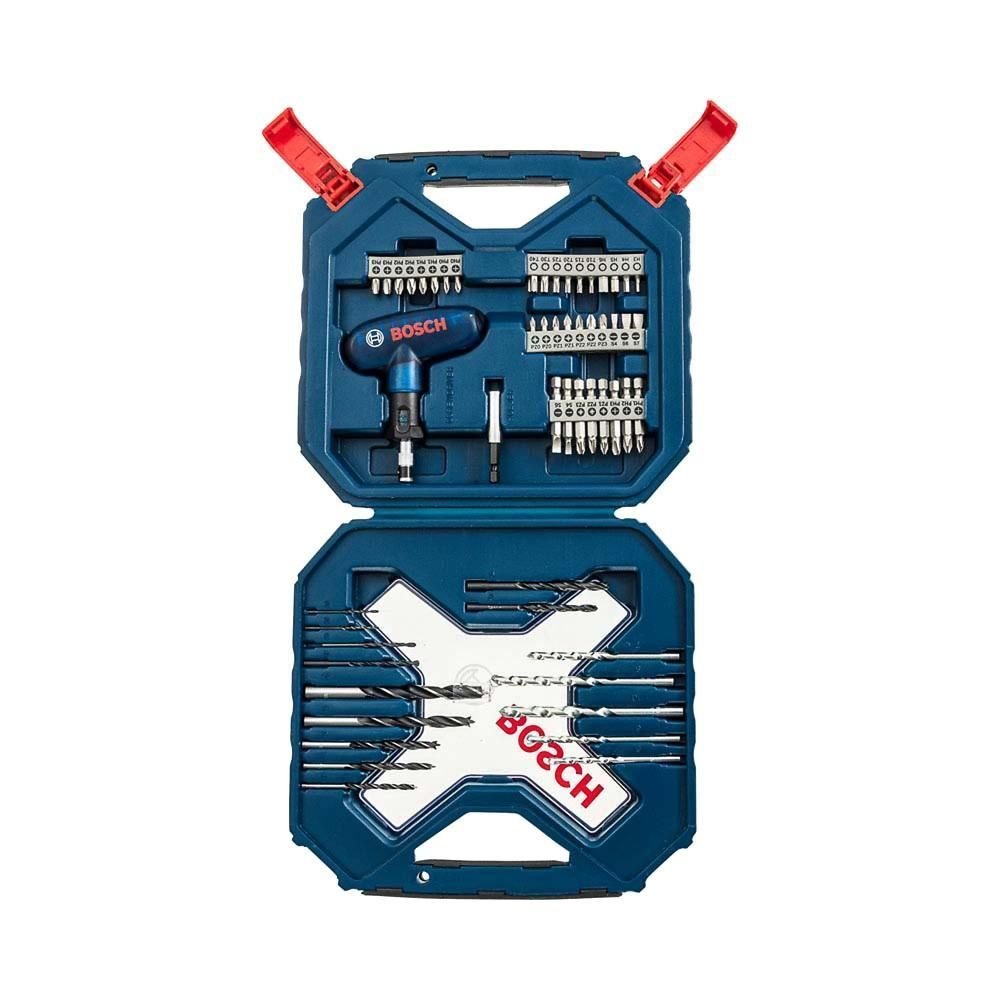 Jogo de Bits X-line 54 Peças para Perfurar Bosch 2607017507 ...