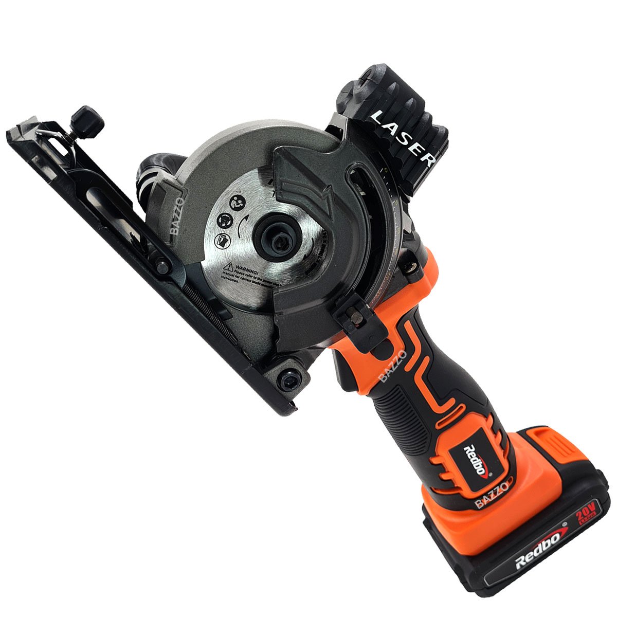 Mini Serra Circular Bateria 20v Sem Fio Redbo 89mm Com Laser ...