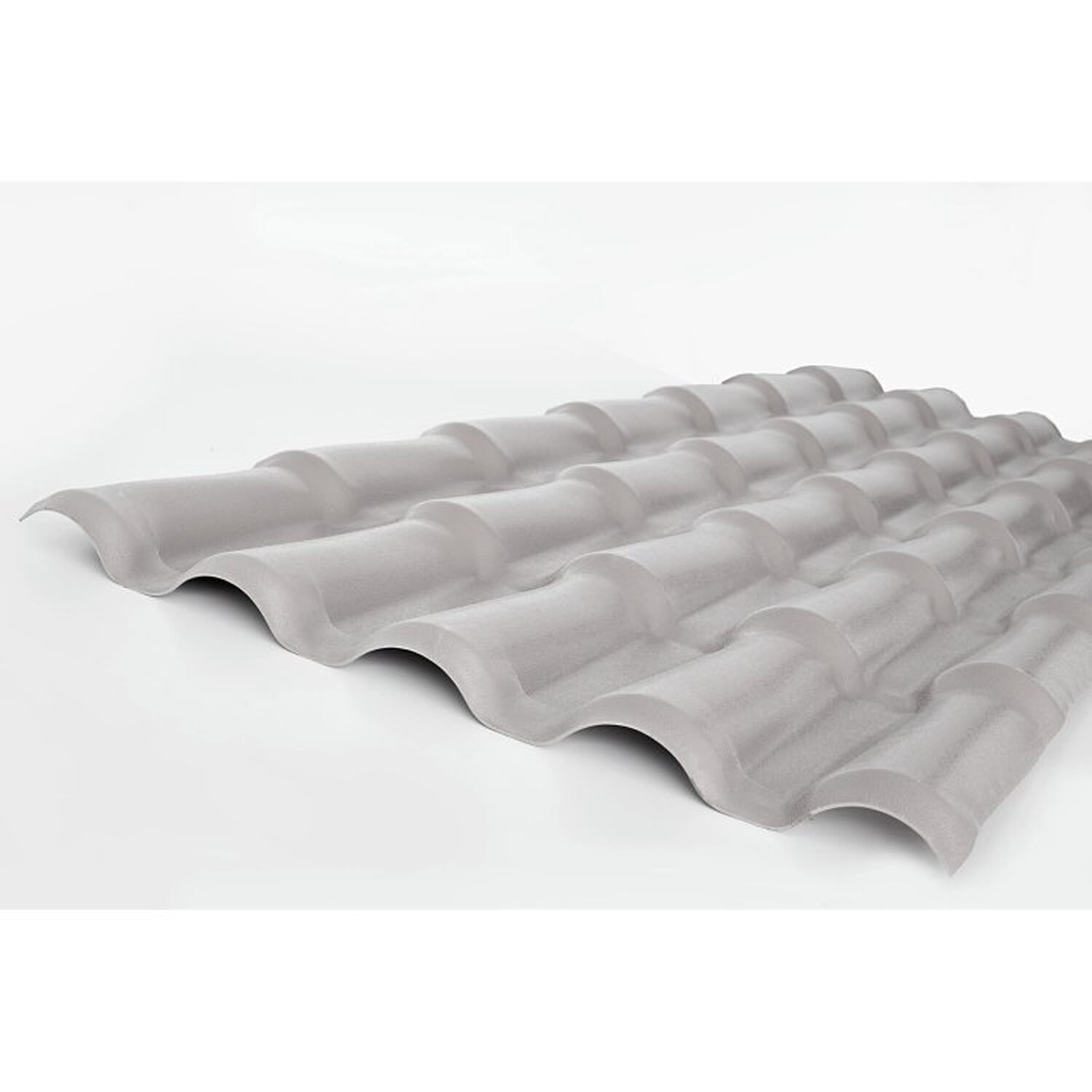 Kit com 5 Telhas Pvc Colonial 88x262cm Lux Telhas | MadeiraMadeira