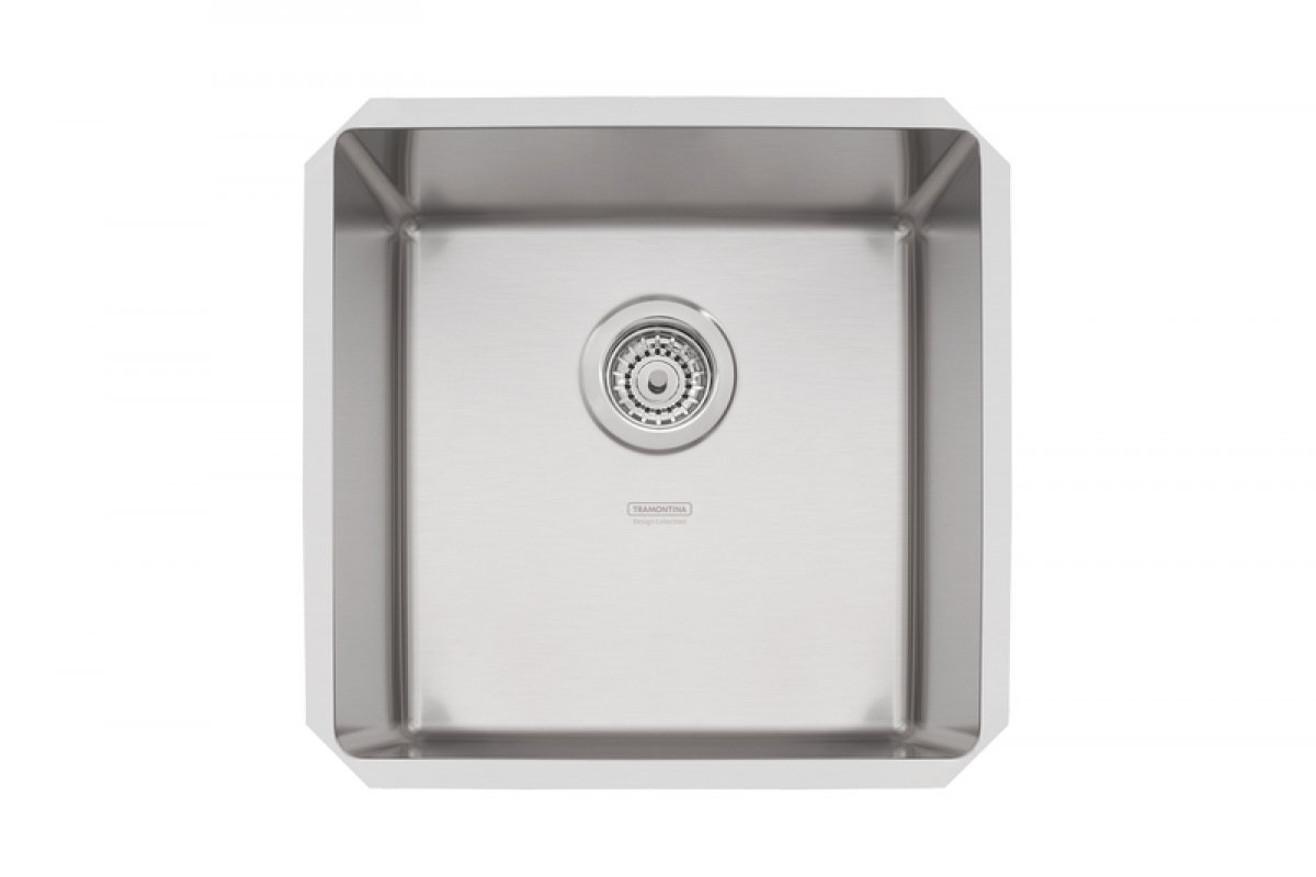 CUBA DEBUTIR DESIGN COLLECTION QUADRUM UNDERMOUNT AÇO INOX | MadeiraMadeira