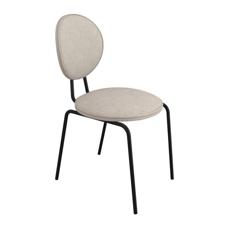 Cadeira Sofia Linho Bege - FdECOR | MadeiraMadeira