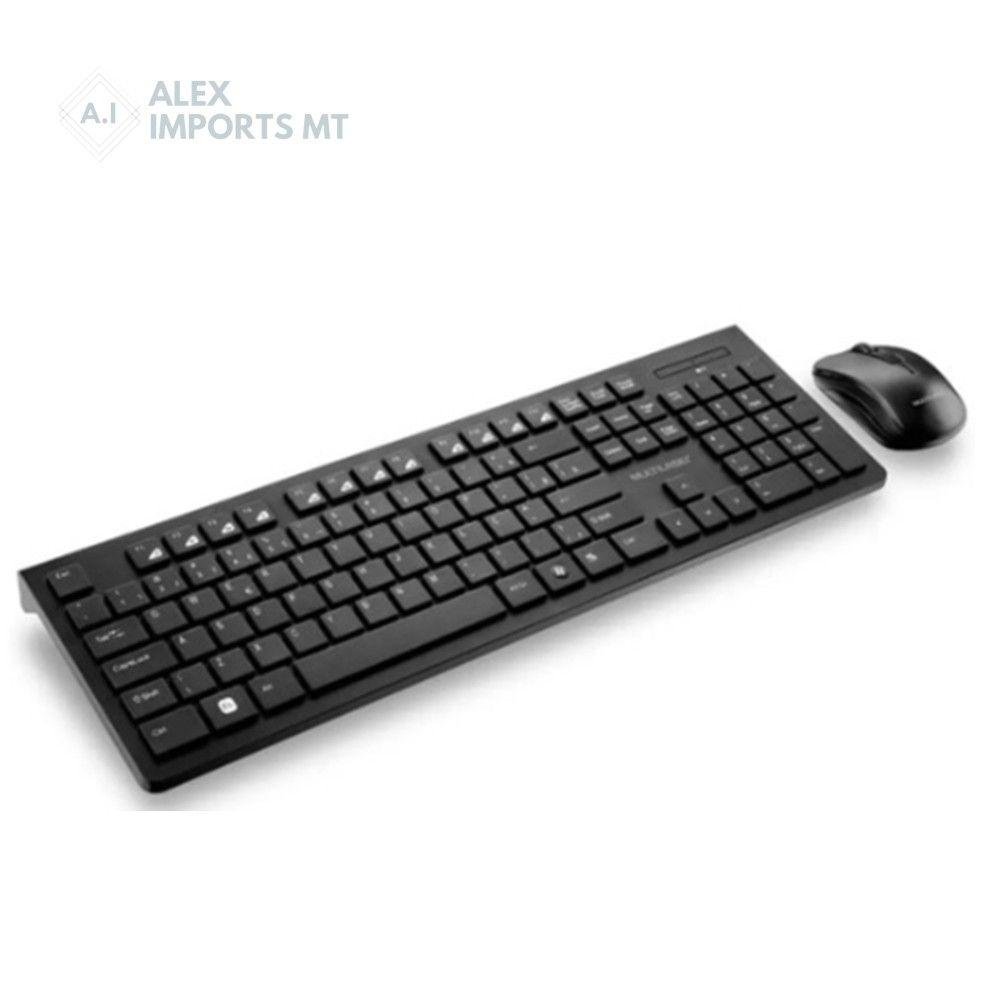Teclado e Mouse sem Fio Wireless Abnt2 Multilaser Tc212 | MadeiraMadeira